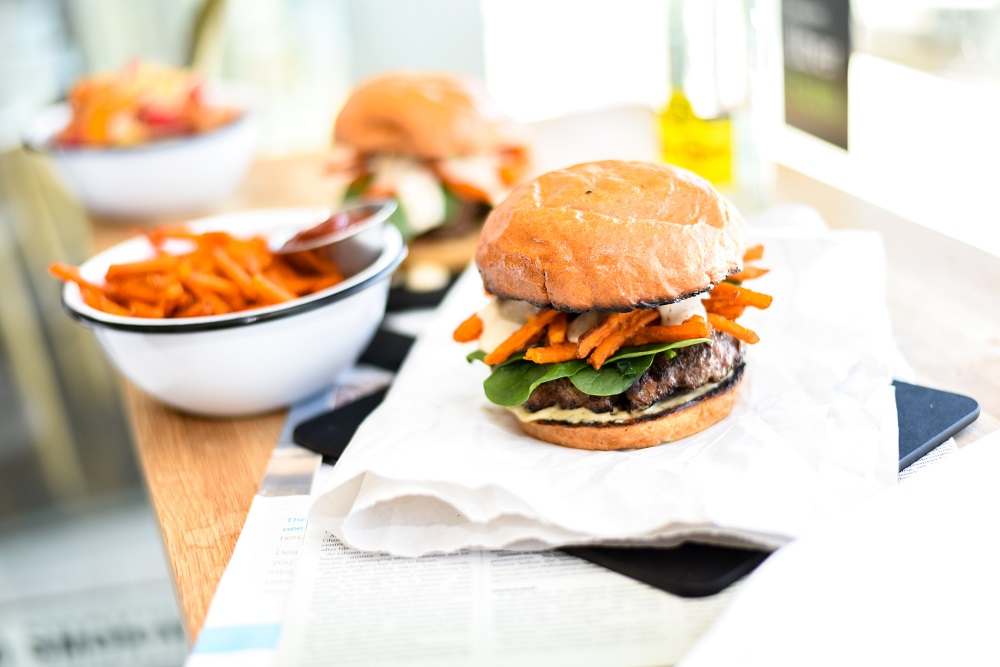 Gather Kitchen burger – Kersten Eats